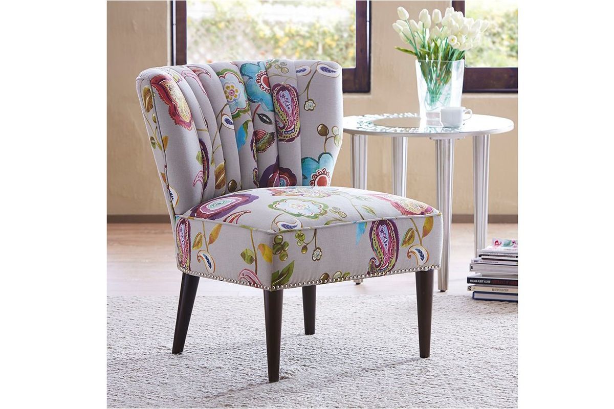 Korey Channel Back Slipper Chair by Madison Park at Gardner-White