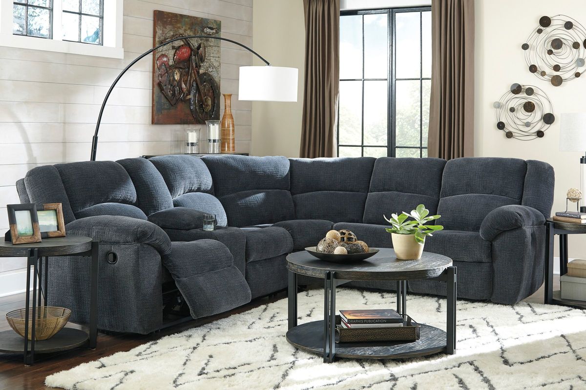 Simpson Microfiber Sectional at Gardner-White