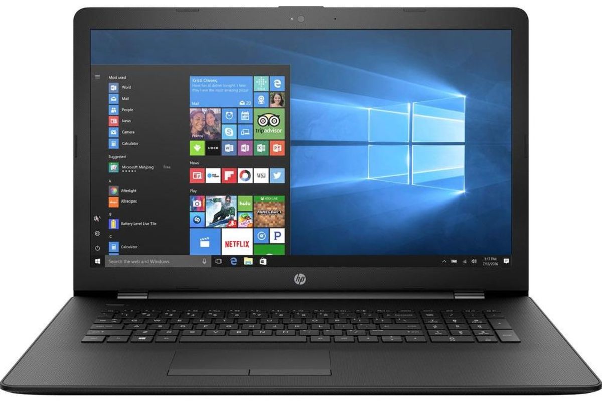 HP 17.3" Laptop AMD A9 Series 4GB Memory 1TB Hard Drive HP in Jet Black ...