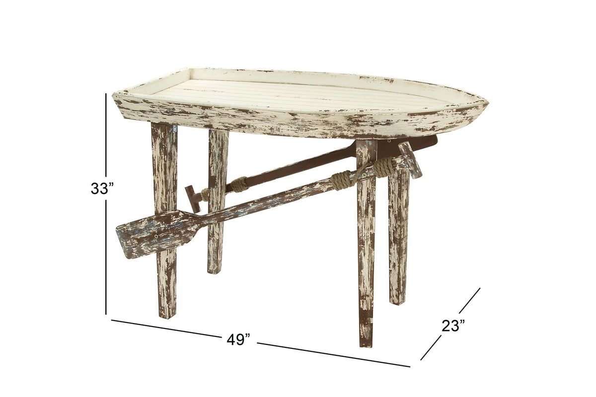 Rustic Distressed Nautical Console Table at Gardner-White